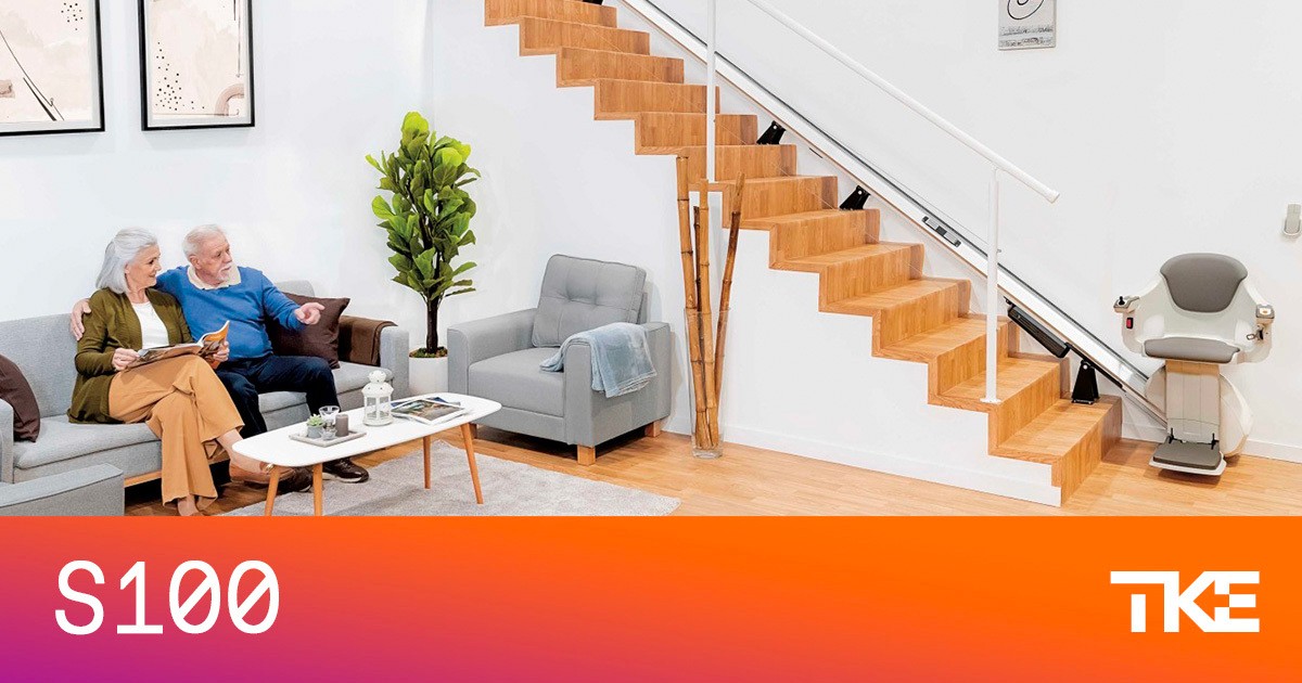 Montascale per Scale Dritte a Poltroncina S100 | TKE